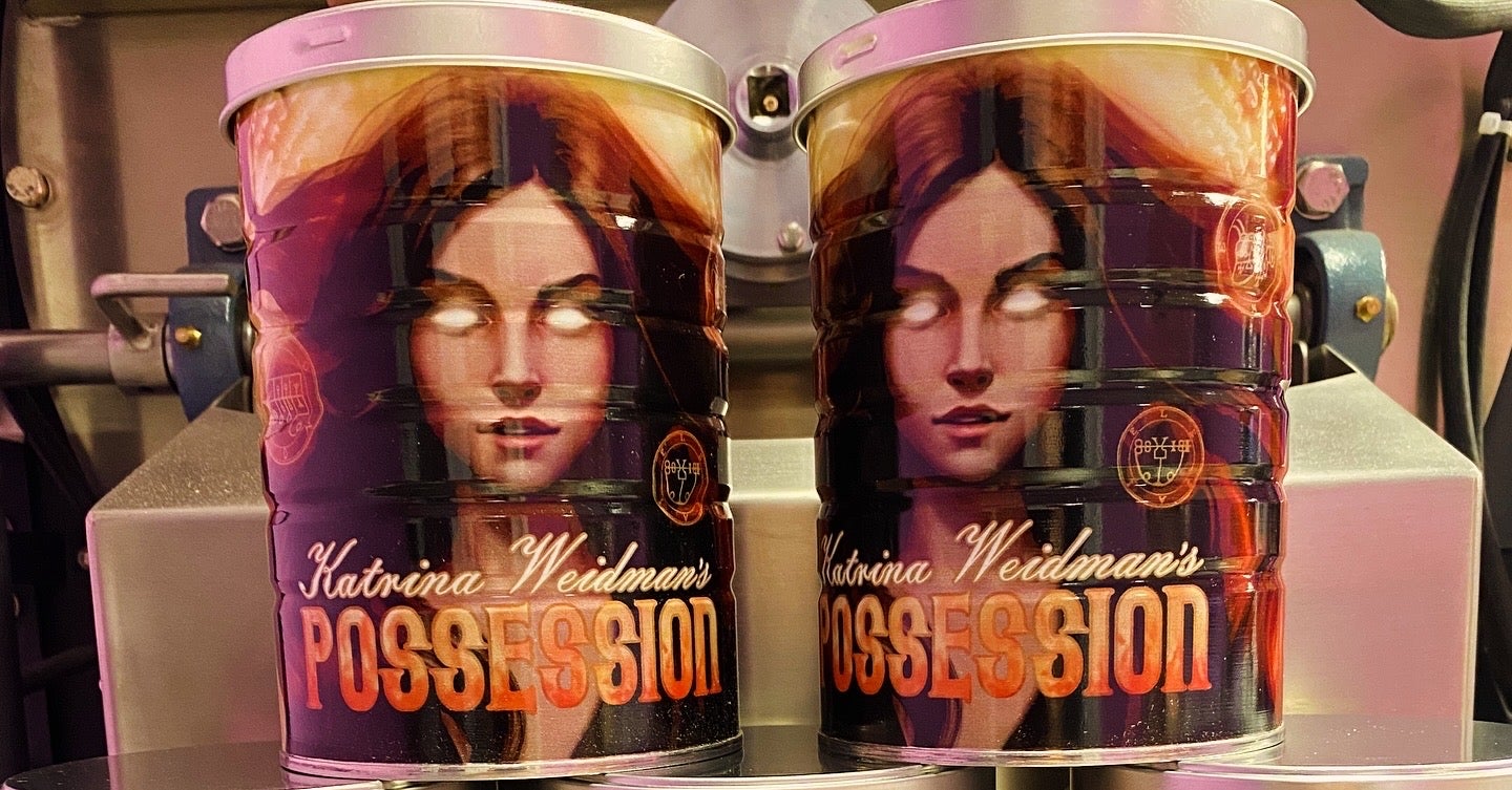 NEW Katrina Weidman OFFICIAL Haunted Private Label Coffee (12oz) Tins ...